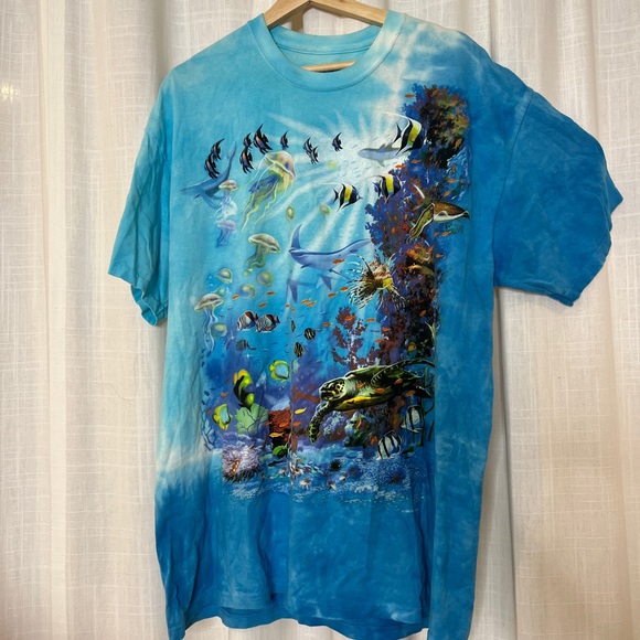 Liquid Blue | Shirts | Tropical Fish Underwater Tie Dye Tee | Poshmark